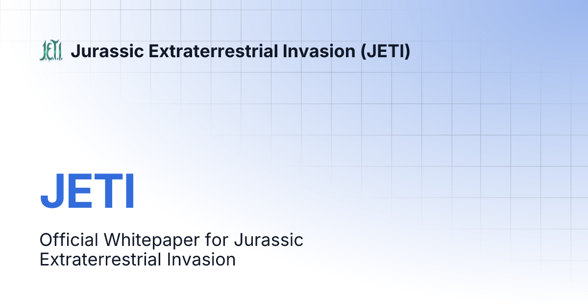 JETI | Jurassic Extraterrestrial Invasion (JETI)